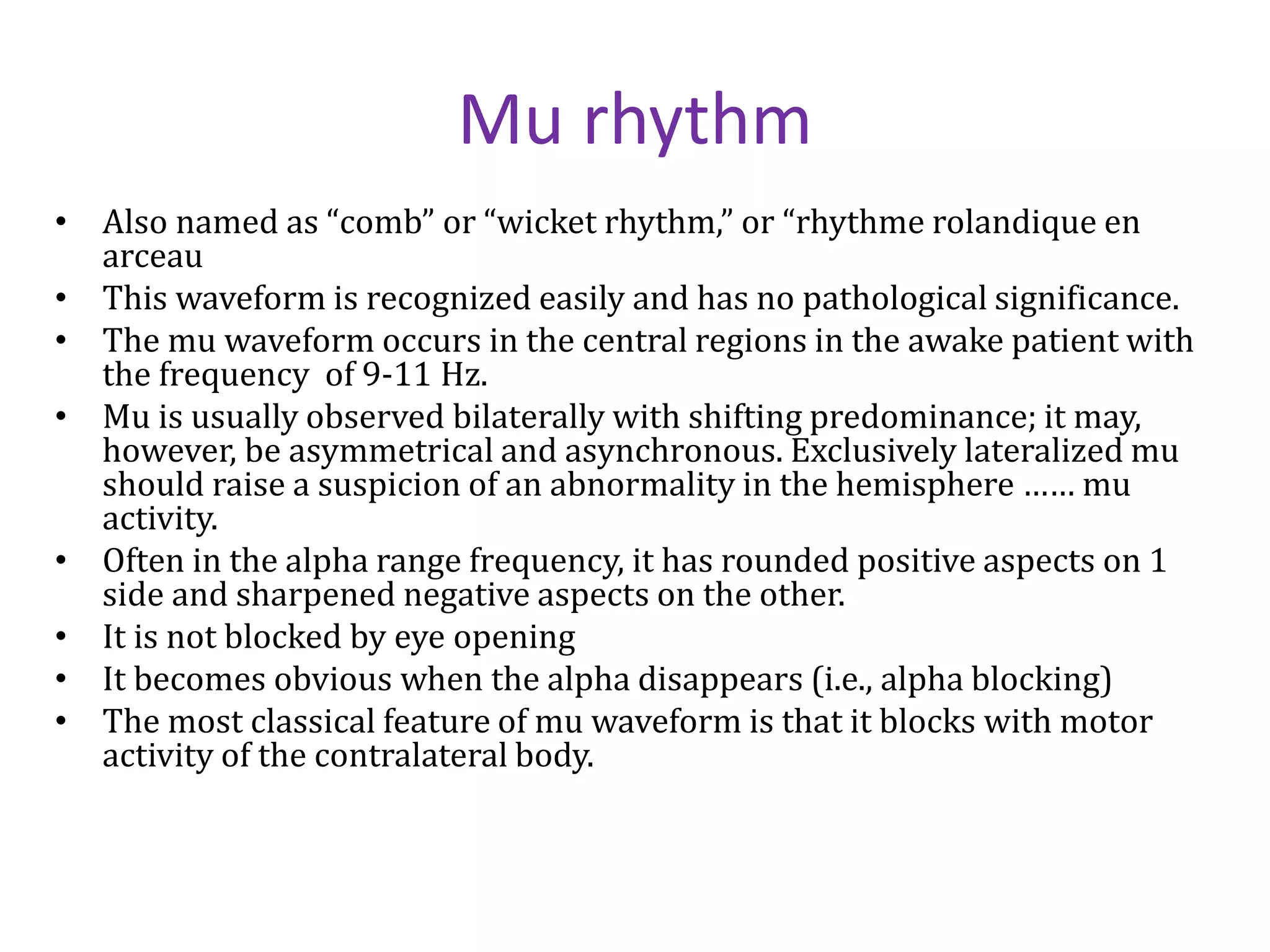 Normal eeg variants by faizan abdullah | PPT