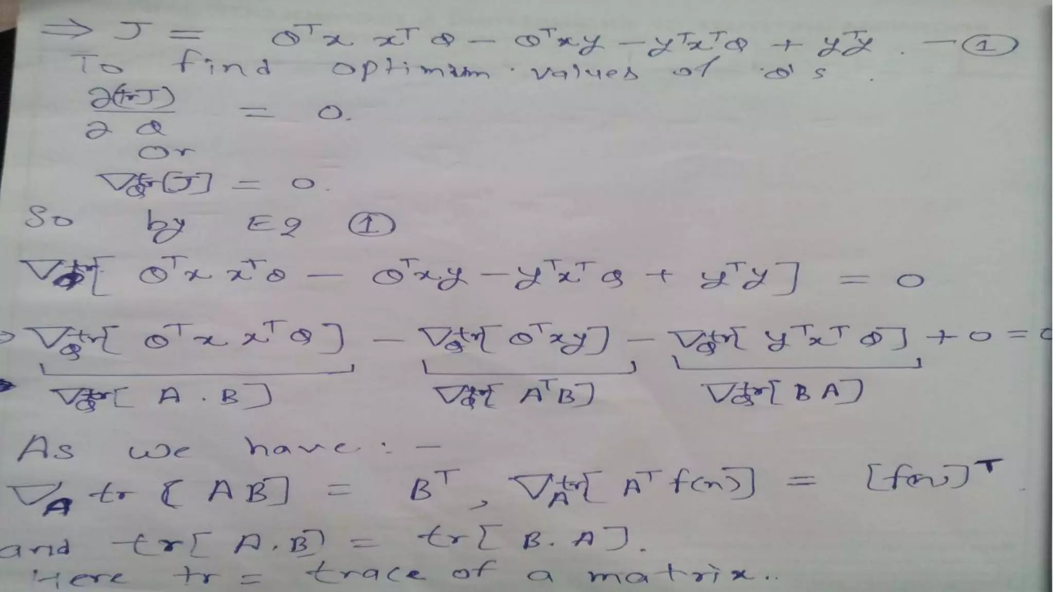 Normal equation proof | PPT