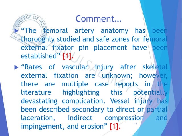 Normal Femoral Arteriogram in a Patient with Fracture femur and ...