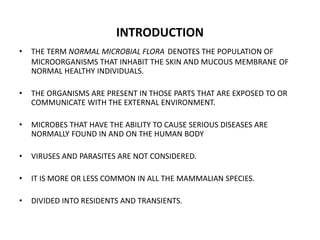 Normal flora | PPTX