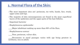 Normal flora | PPTX | Infectious Diseases | Diseases and Conditions