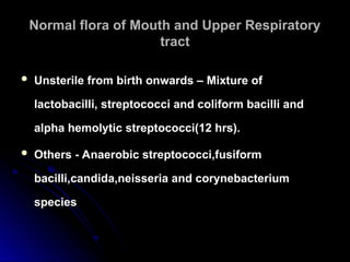 Normal flora of the human system for nursing students | PPT
