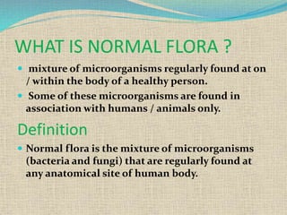 Normal flora of skin | PDF