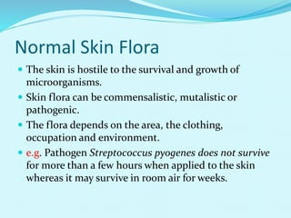 Normal flora of skin | PDF