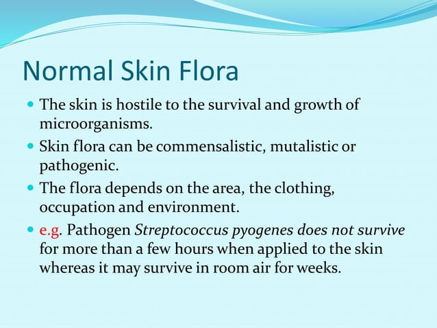 Normal flora of skin | PDF