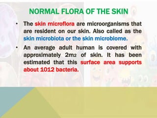 normal floura of human body skin, digective and respiratory system | PPTX