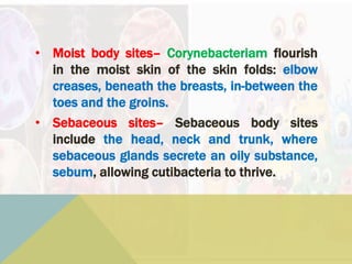 normal floura of human body skin, digective and respiratory system | PPTX