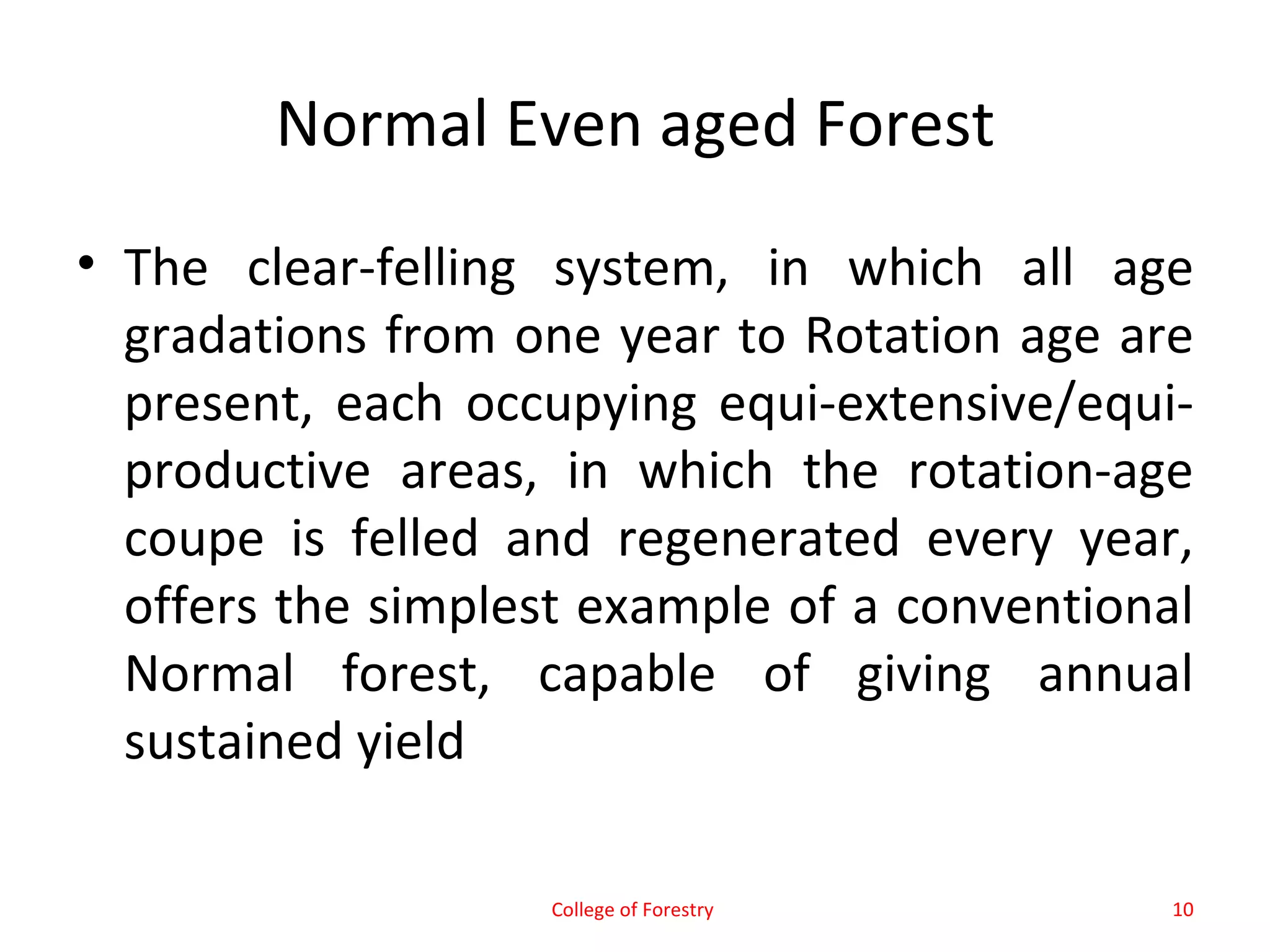 Normal forest – growing stock and increment | PPT