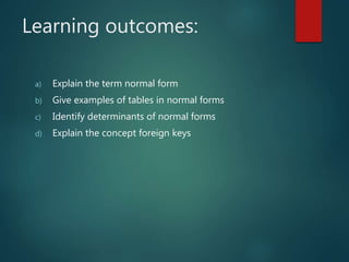 Normal forms | PPTX