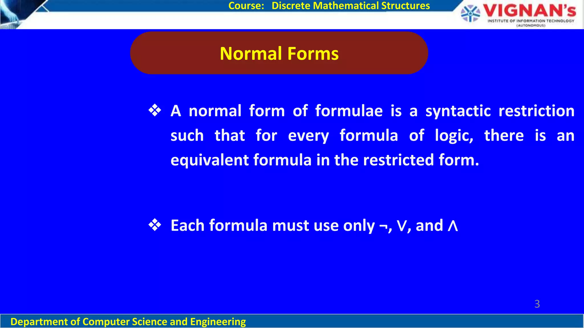 Normal forms | PPTX