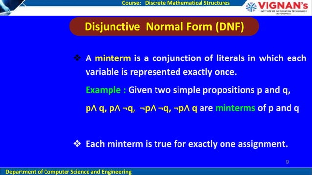 Normal forms | PPTX | Science