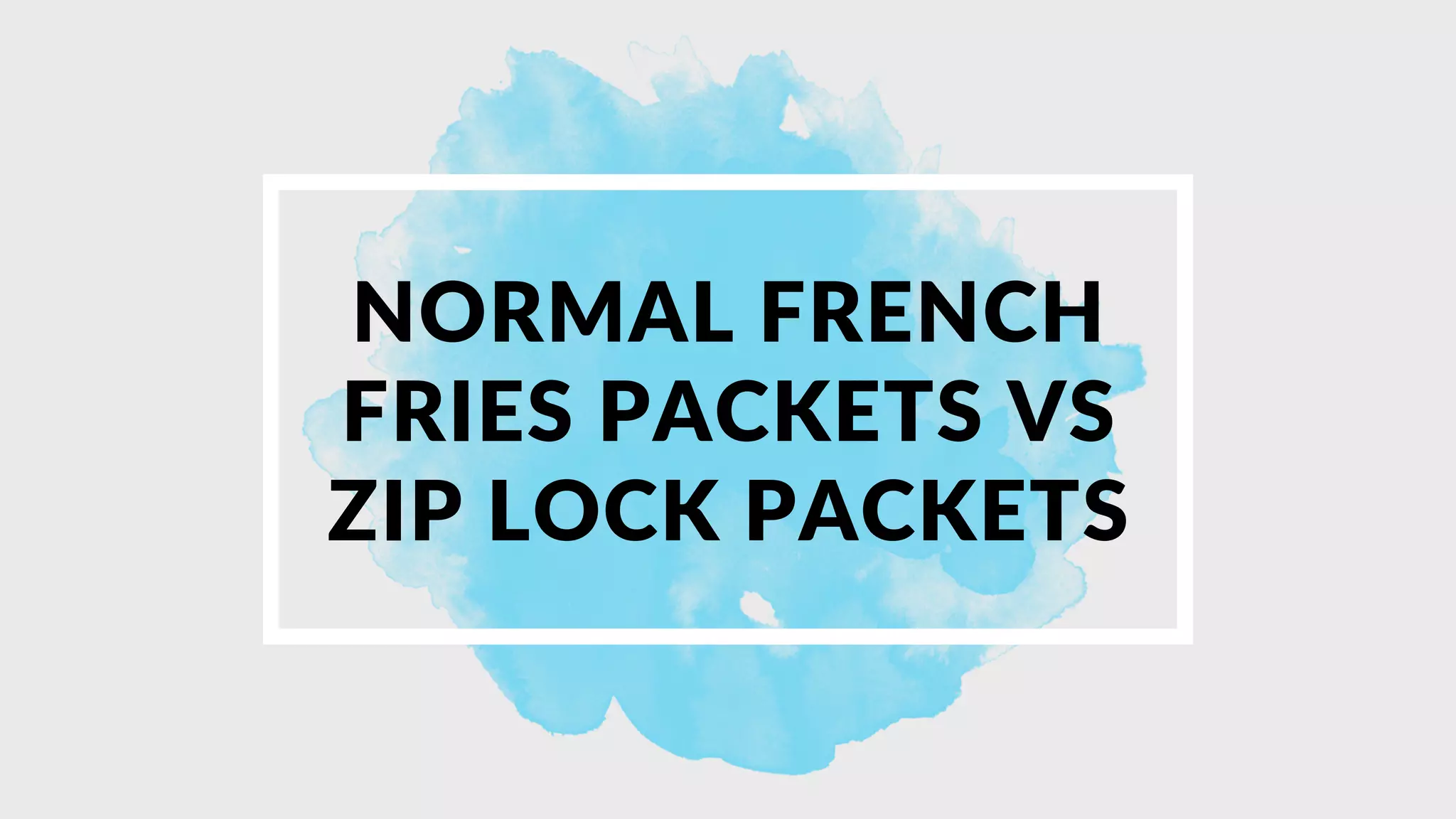 French Fries Packet | PPT