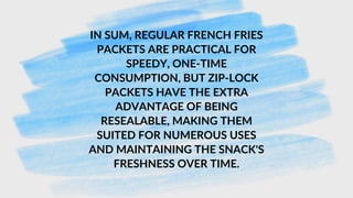 French Fries Packet | PPT