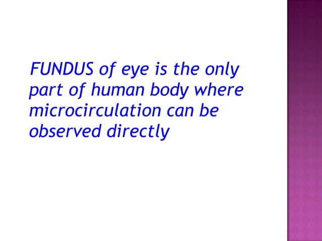 Normal fundus | PPT | Eye and Vision Conditions | Diseases and Conditions