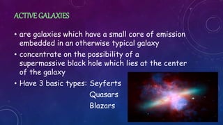 Active Versus Normal Galaxies