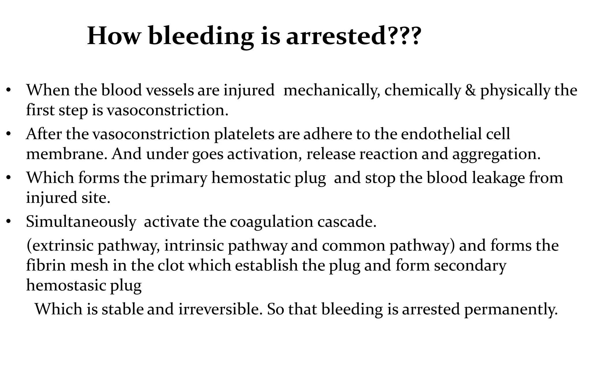 Normal haemostasis | PPTX