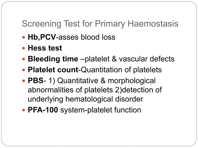 Normal hemostasis.pptx | Blood Disorders | Diseases and Conditions