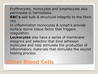 NORMAL HEMOSTASIS.pptx COMPLETE NOTES FOR PRESENTATION | PPTX