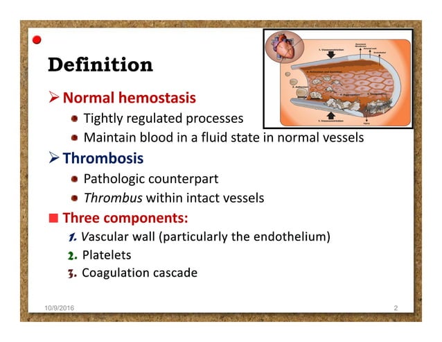 Normal hemostasis and coagulation | PPT