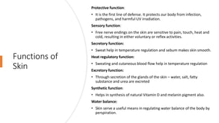 Normal histology of skin with pathological skin conditions.pptx