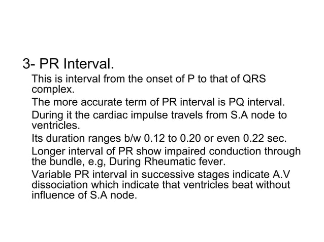 Normal Interval Values.ppt | Heart and Cardiovascular Diseases ...