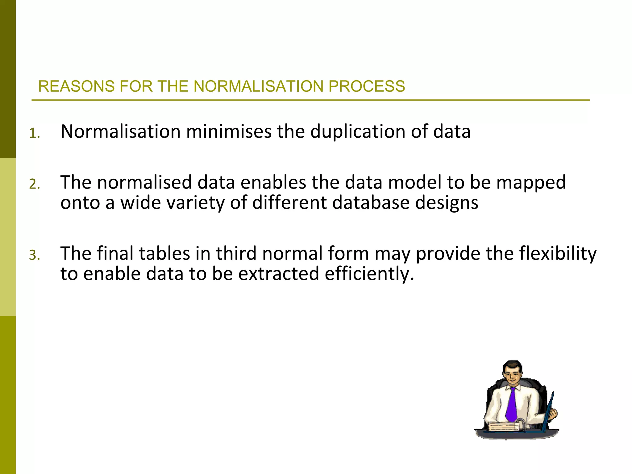 Normalisation Ppt Databases Computer Software And Applications