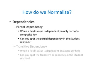 Normalisation | PPT