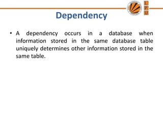 Normalisation | PPTX