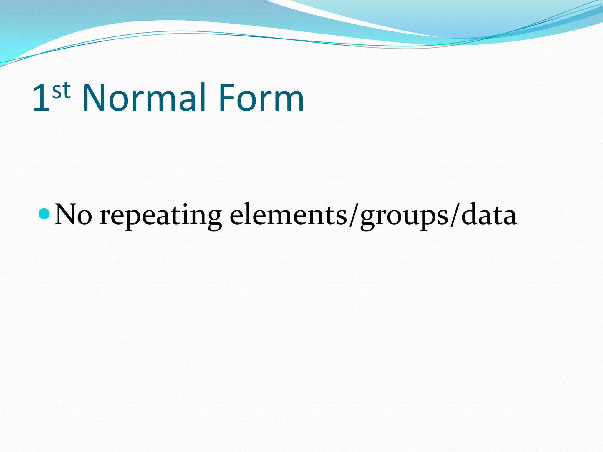 Normalisation lesson plan | PPT