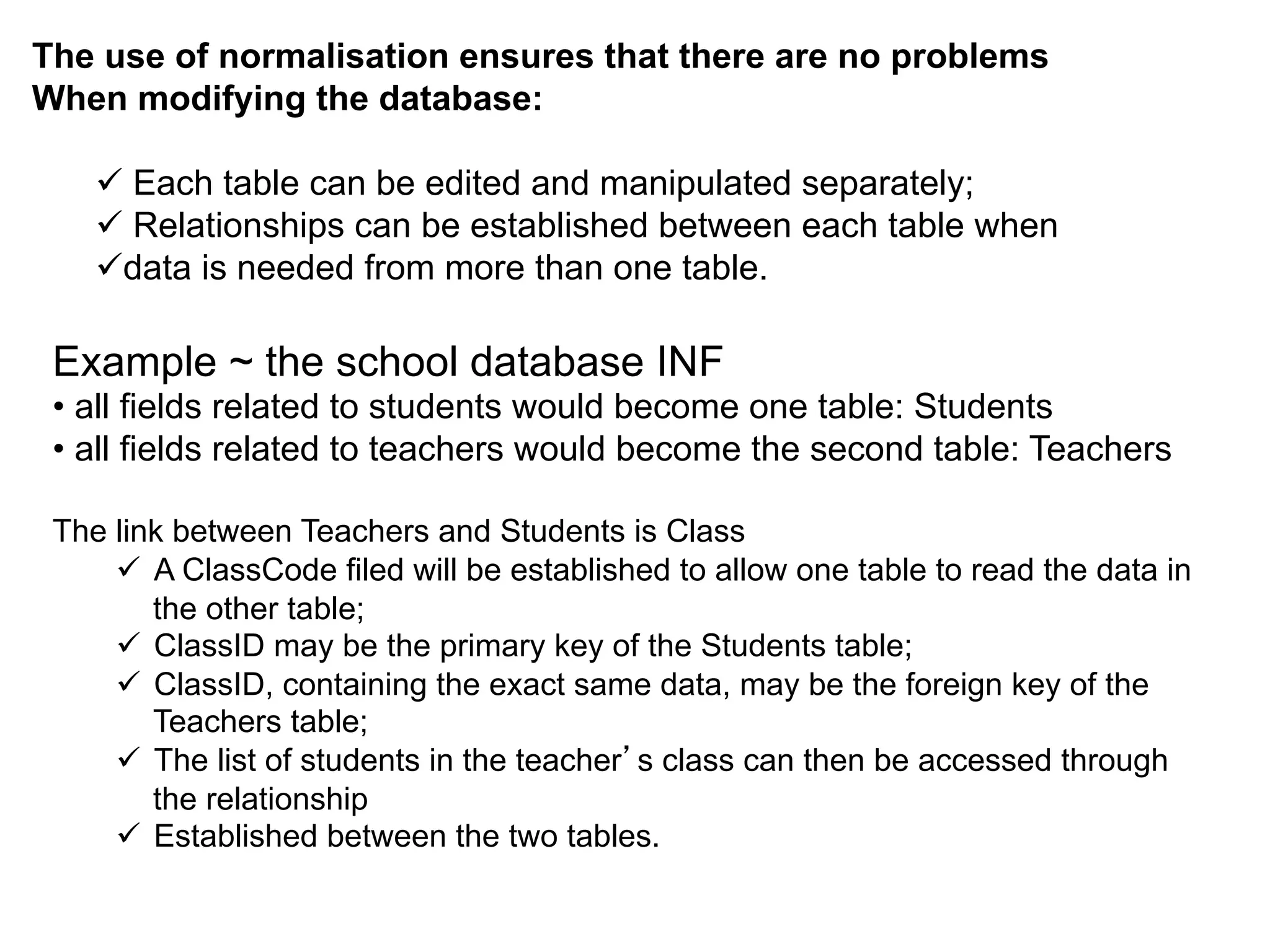 Normalisation student summary | PDF
