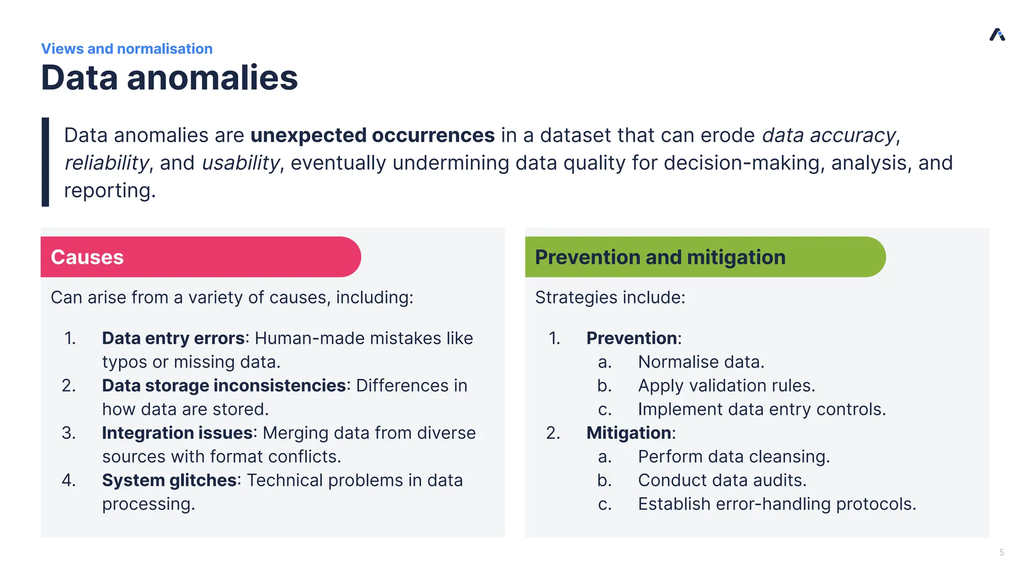 Normalisation [Slides].pdf introduction language | PPT