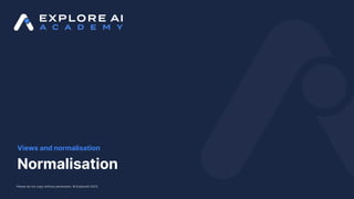 Normalisation [Slides].pdf introduction language | PPT