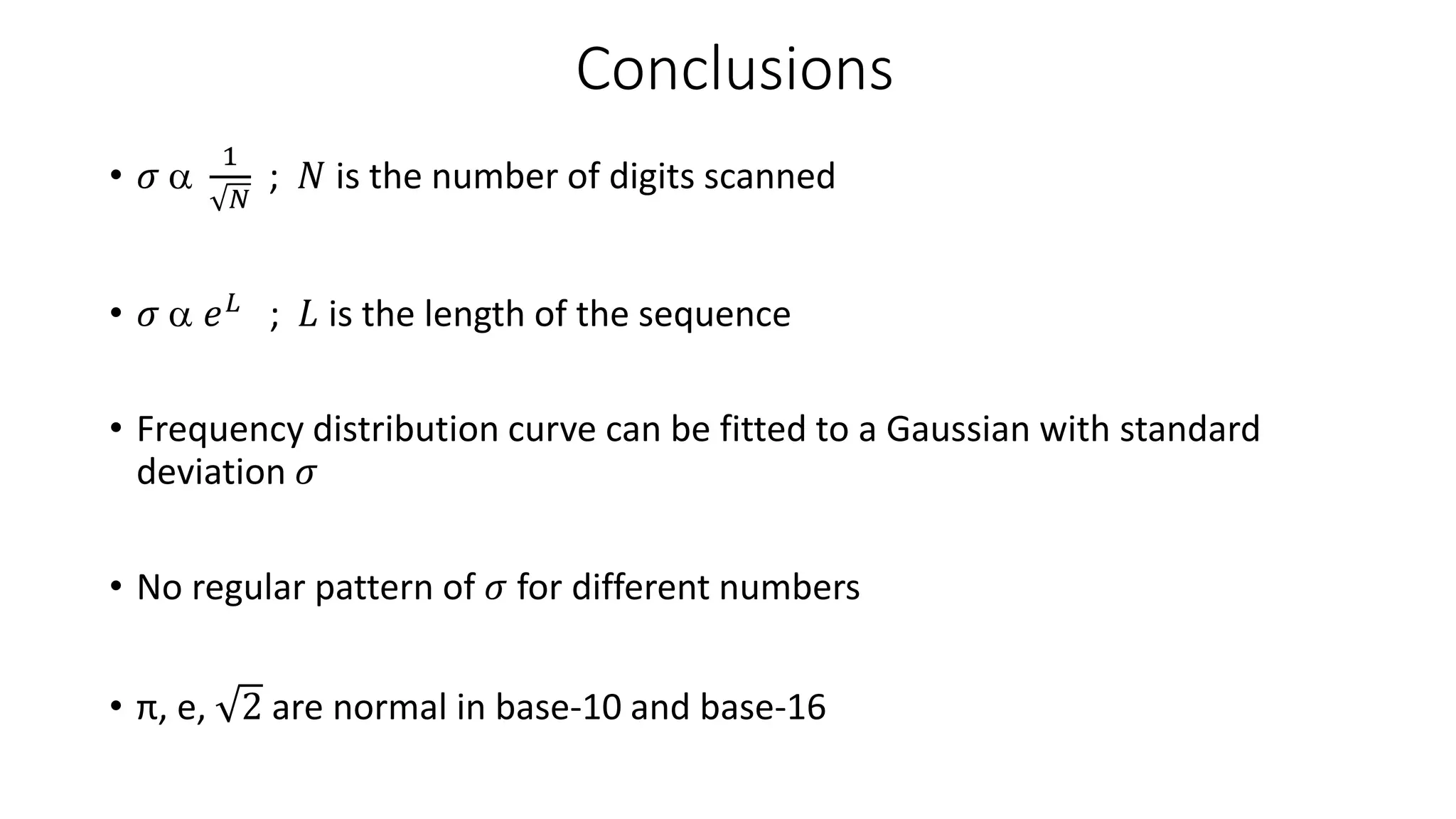Normality of Pi | PDF