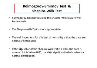 Normality tests | PDF