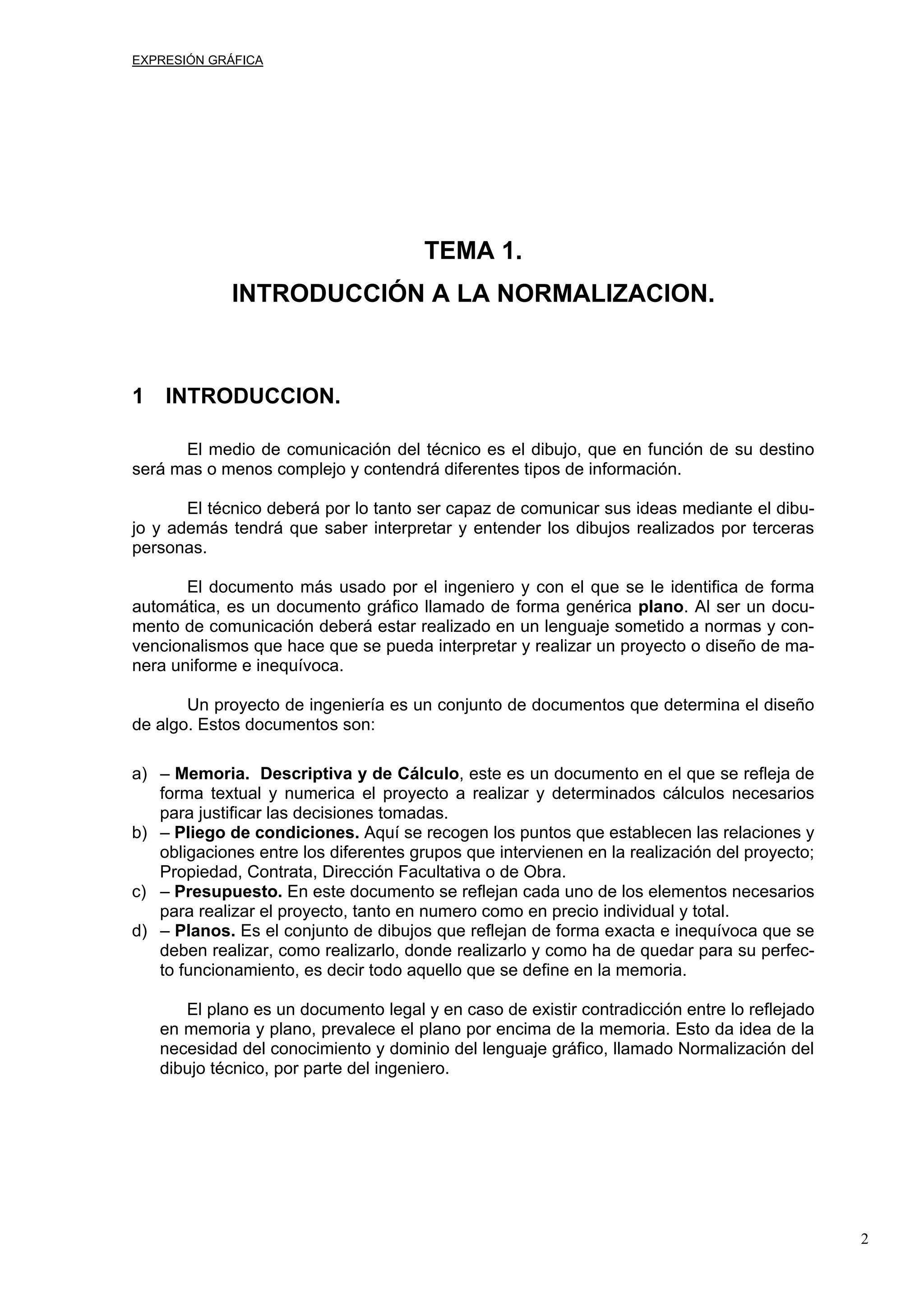Normalización Para Dibujo Técnico Pdf Descarga Gratuita