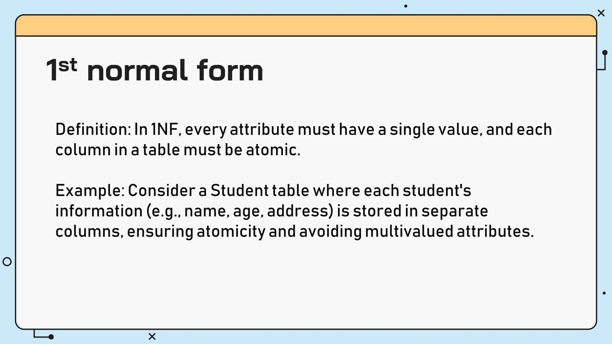 Normalization ppt for RDBMS PPT FOR BCA and for computer science ...