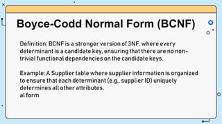 Normalization ppt for RDBMS PPT FOR BCA and for computer science ...