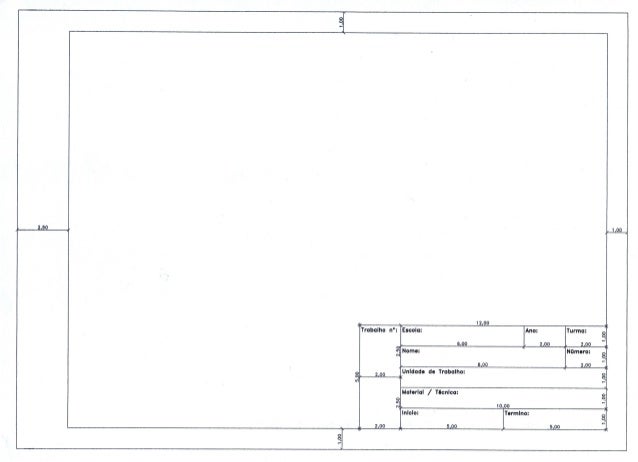 Normalização da folha A3