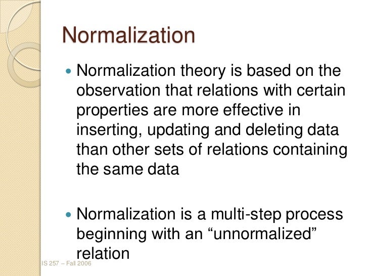 Normalization Process Theory