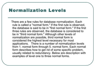 Normalization | PPT