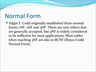 Normalization | PPT