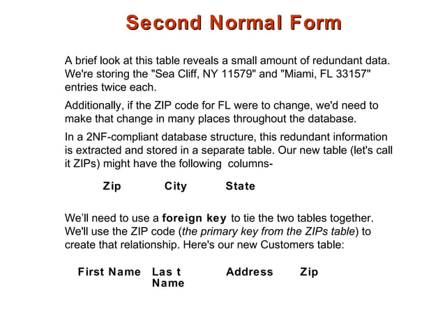 Normalization | PPT