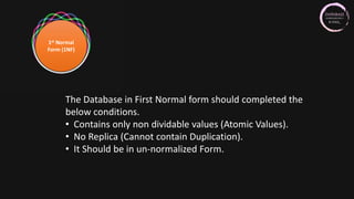 Normalization in a Database | PPTX
