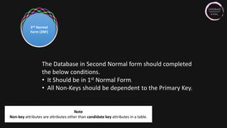 Normalization in a Database | PPTX