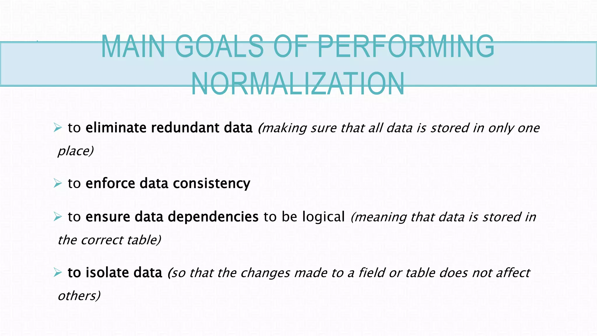 Importance of Normalization | PPT Importance of Normalization | PPT