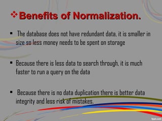 Normalization | PPT
