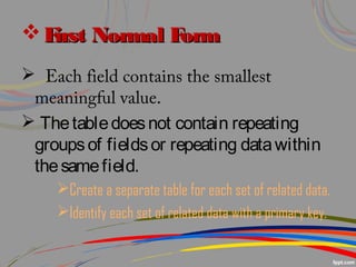 Normalization | PPT