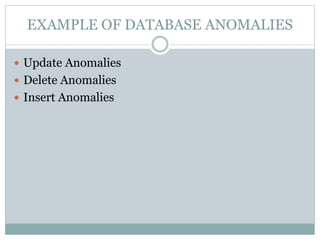 Normalization | PPTX