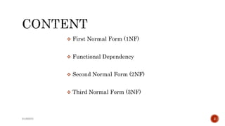 Normalization | PPTX