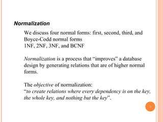 DBMS Normalization Normalization: Types Of Normal Forms PDF, 59% OFF